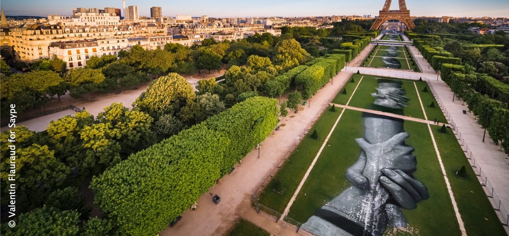 "Saype's Hands," a documentary about an artist whose works reach beyond ...