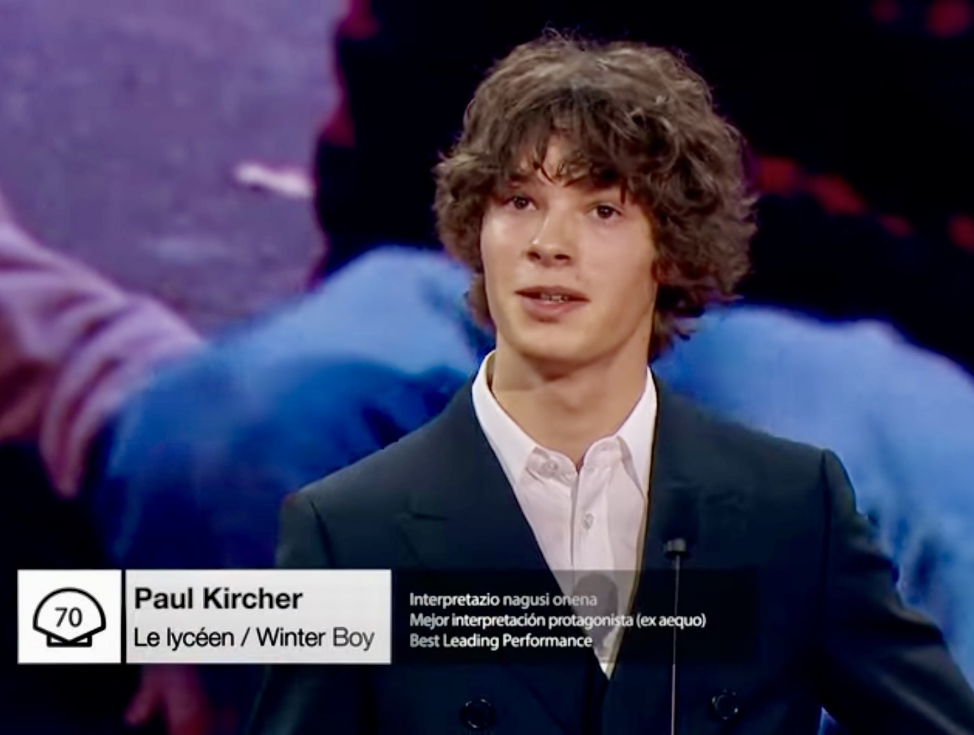 San Sebastián Film Festival: Paul Kircher receives the Silver Shell for ...